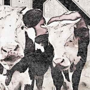 Ranch Sign | Hereford Cattle Sign | Cow Sign | Cow Print | Cattle Wall ...