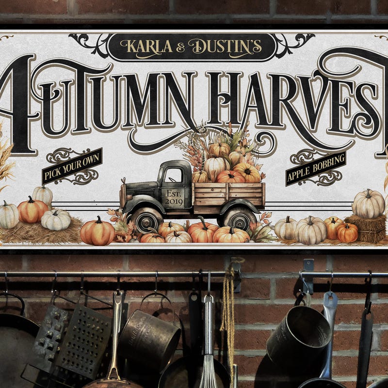 Fall Porch Sign - Etsy
