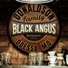 Personalized Black Angus Cattle Sign: Round Metal Farm Decor - Etsy