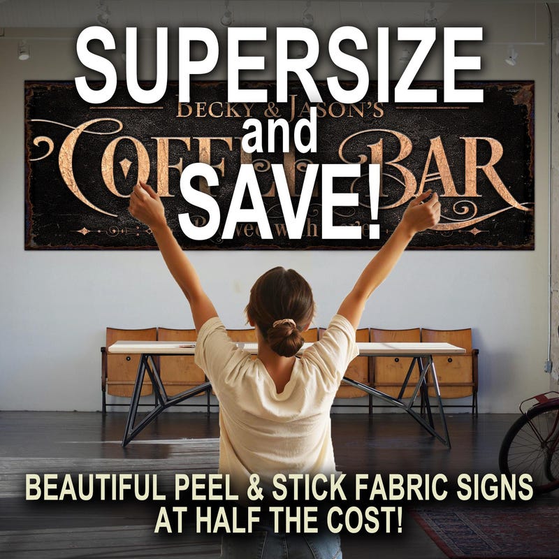 Large Custom Sign - Etsy