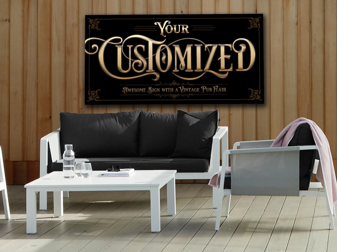 Personalized Quote Sign: Custom Text, Metal or Canvas - Etsy
