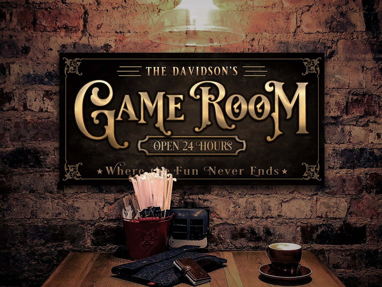 Game Room Decor Game Room Wall Decor Personalized Sign - Etsy
