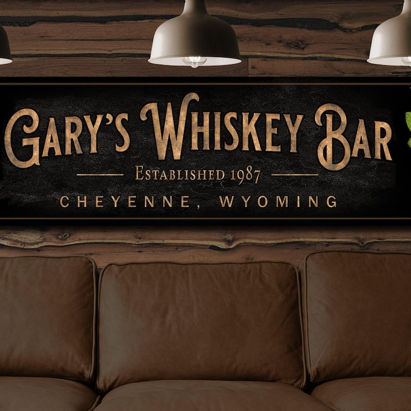 Whiskey Sign - Etsy