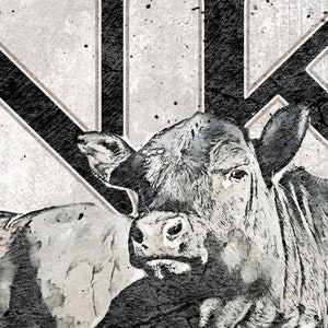 Ranch Sign | Angus Cattle Sign | Cow Sign | Cow Print | Cattle Wall Art ...