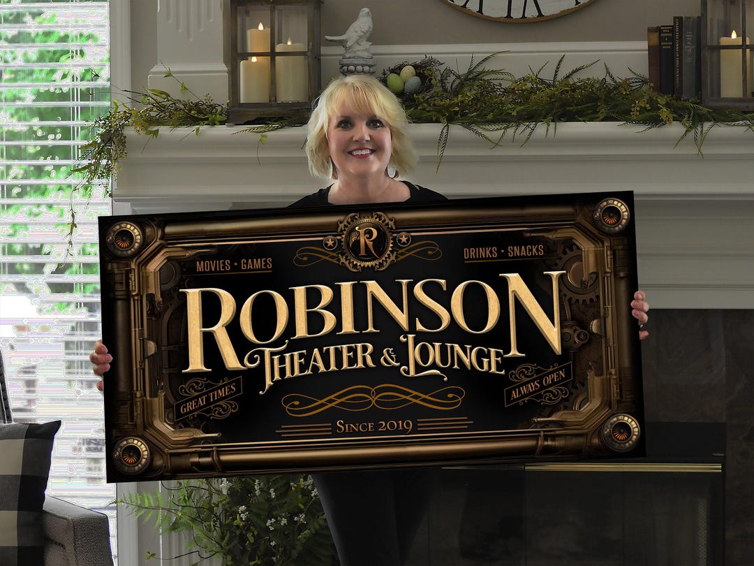 Personalized Steampunk Sign - Metal or Canvas! | Custom Steampunk ...
