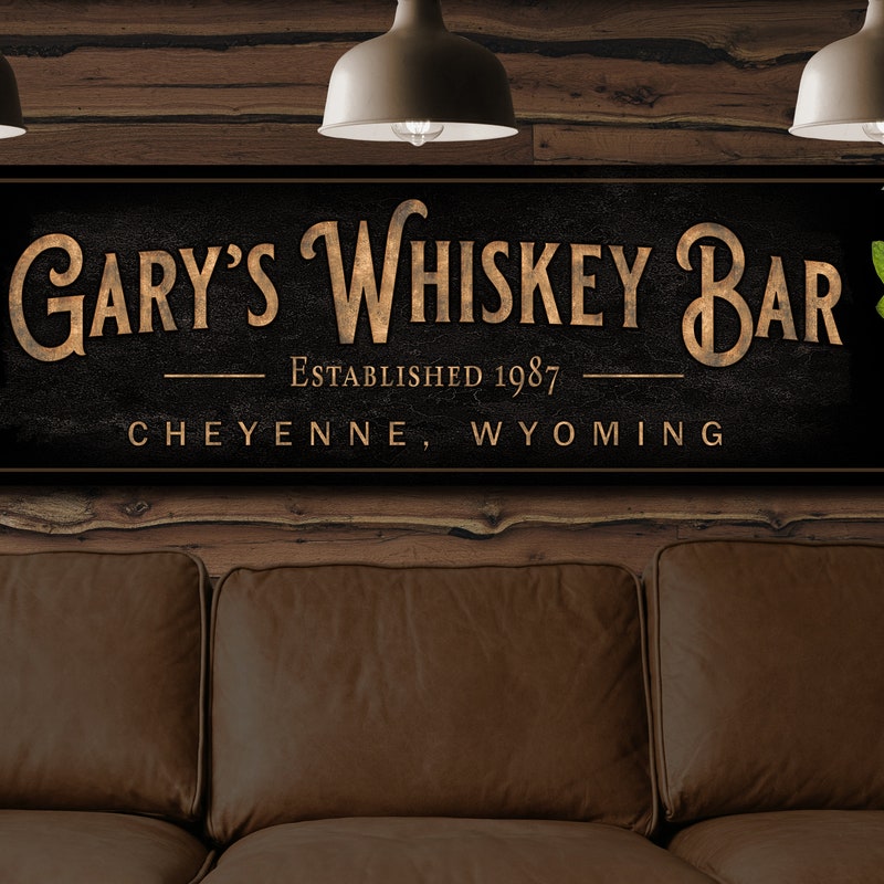 Whiskey Sign - Etsy