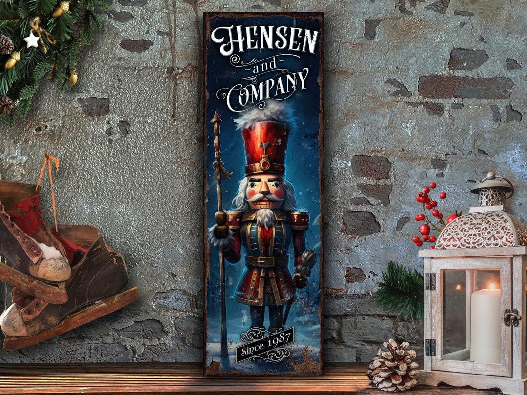 Christmas Nutcracker Sign | Nutcracker Sign | Personalized Christmas ...