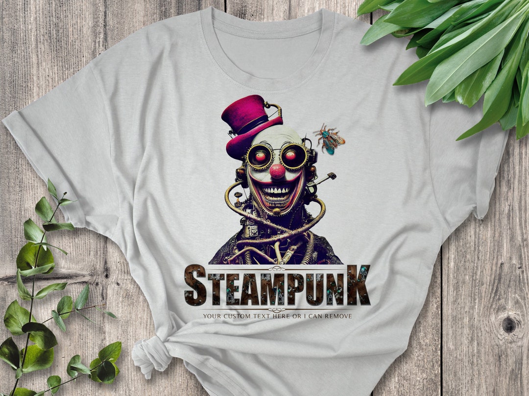 Steampunk T-shirt Custom Steampunk T-shirt Personalized - Etsy