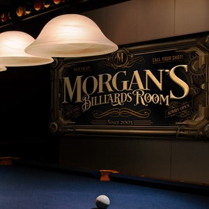 Custom Steampunk Sign - Metal or Canvas! | Custom Steampunk Billiards ...
