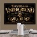 Personalized Underground Bar Sign: Custom Man Cave Decor - Etsy