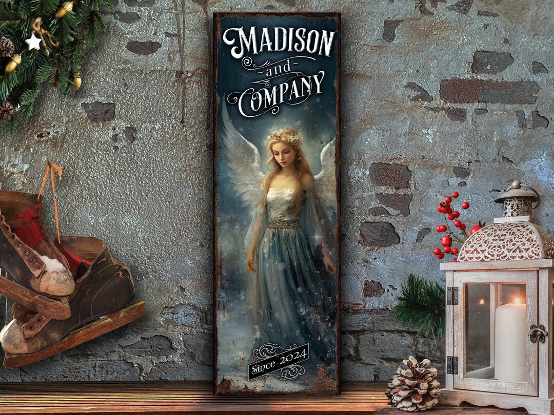 Christmas Angel Sign | Angel Sign | Personalized Christmas Angel Sign ...
