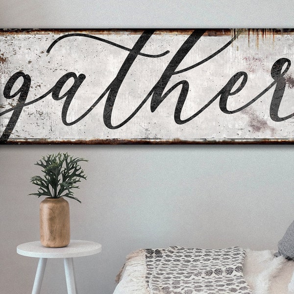 Large Gather Sign - Etsy