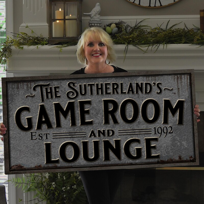 Game Room Signs - Etsy