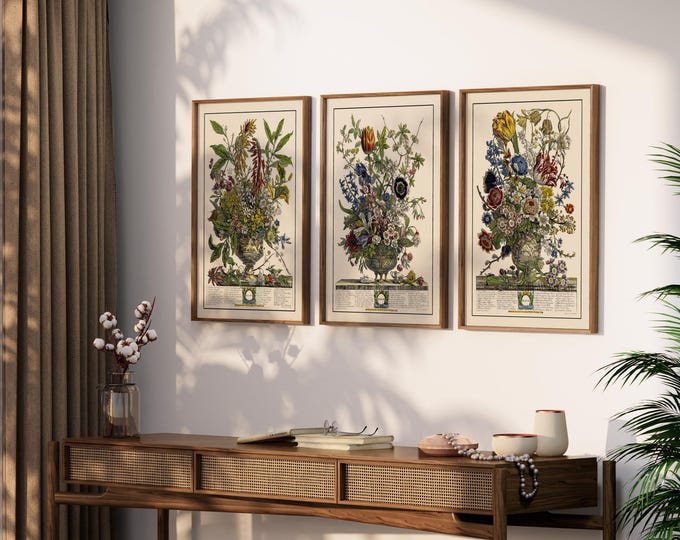 Vintage Arthur A. Kaplan Flower Prints 1979 - Etsy