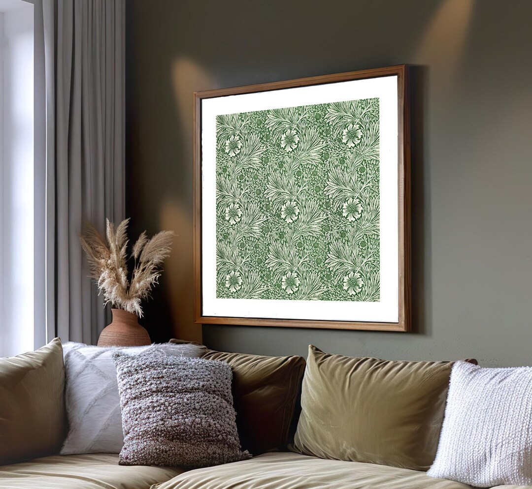 William Morris Marigold Art Print - Vintage Floral Giclée Reproduction ...