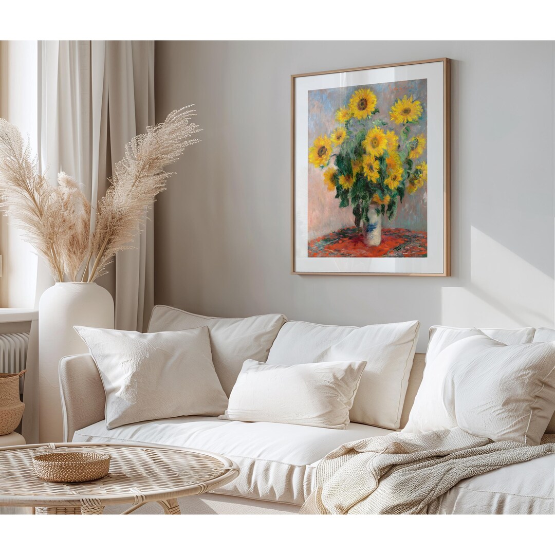 Extra Large Wall Art. CLAUDE MONET. Vintage Restored. 16" X 20", 20" X ...