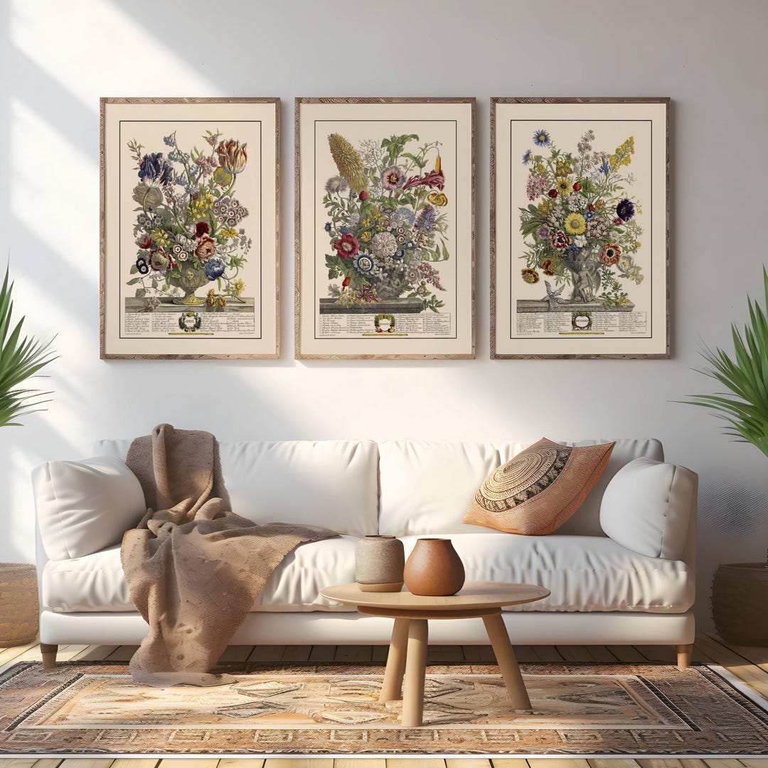 Robert Furber Floral Art Prints - Restored Vintage Flower Illustrations ...