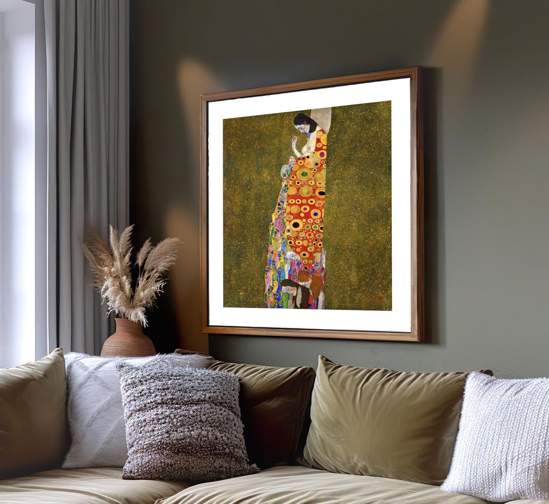 Gustav Klimt "hope Ii" Vintage Restored. Gallery Quality, Giclee Fine ...