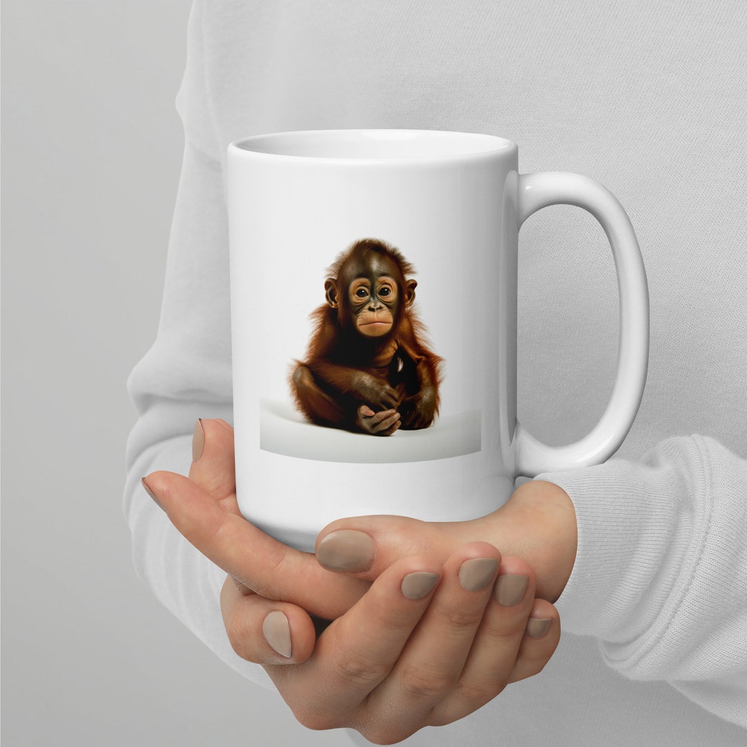 ORANGUTANG BEVERAGE MUG. 15 Ounce Ceramic Beverage Mug - Etsy