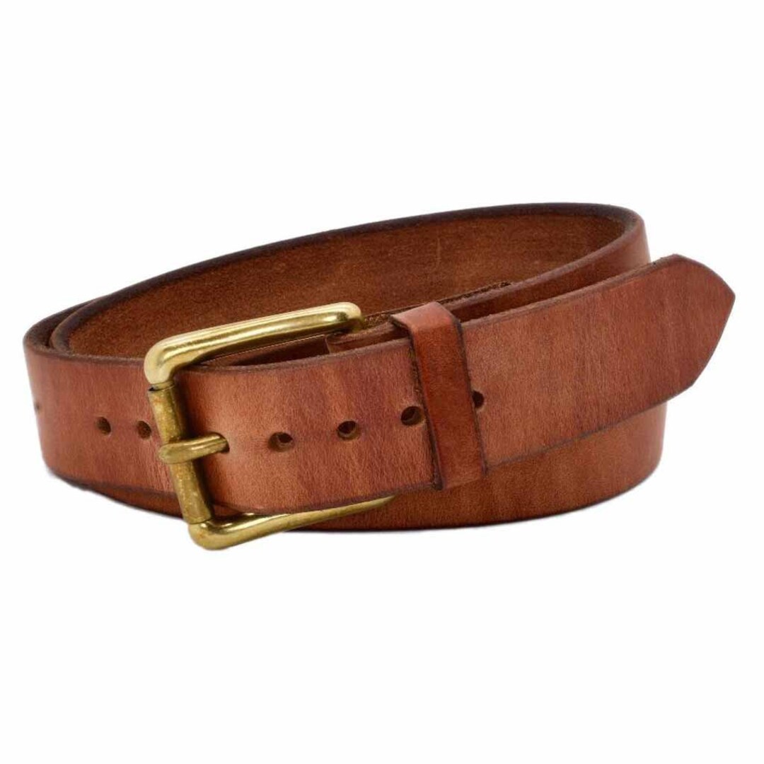 CLASSIC NATURAL 1.5 Leather Belt - Etsy