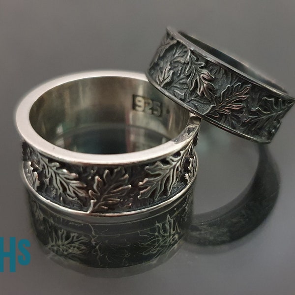 Oak Leaf Ring - Etsy