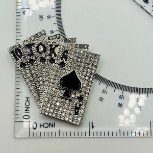 Unique Crystal Playing Cards Needle Minder/magnet - Etsy