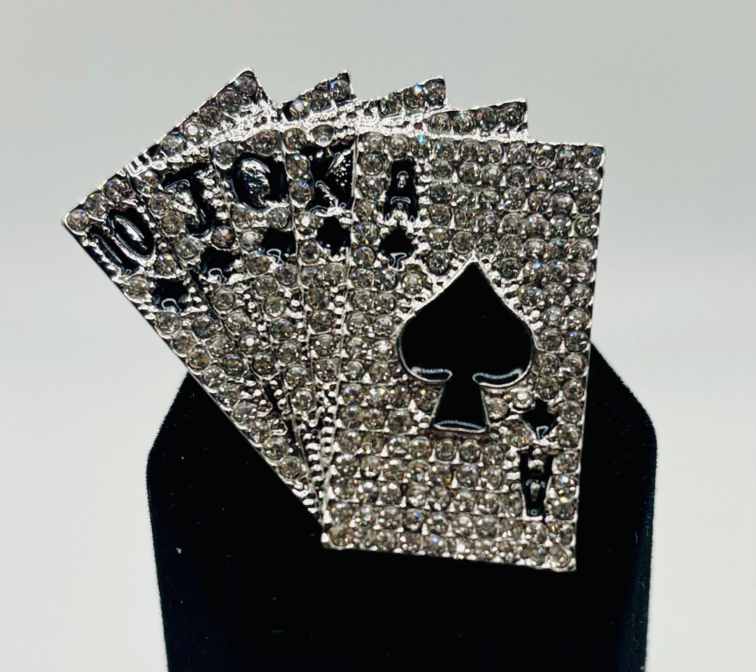 Unique Crystal Playing Cards Needle Minder/magnet - Etsy