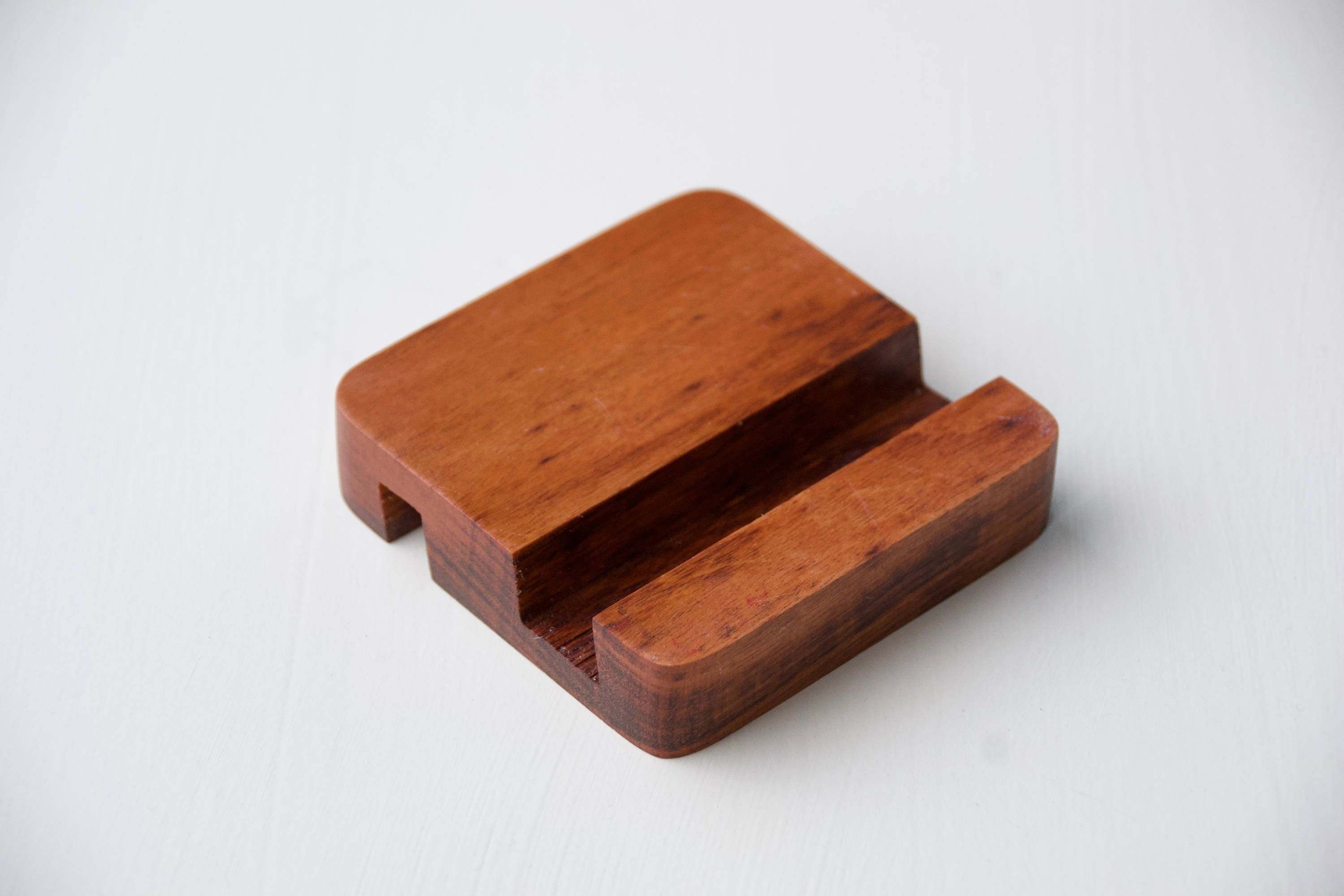 Exotic Wood Phone Stand - Etsy