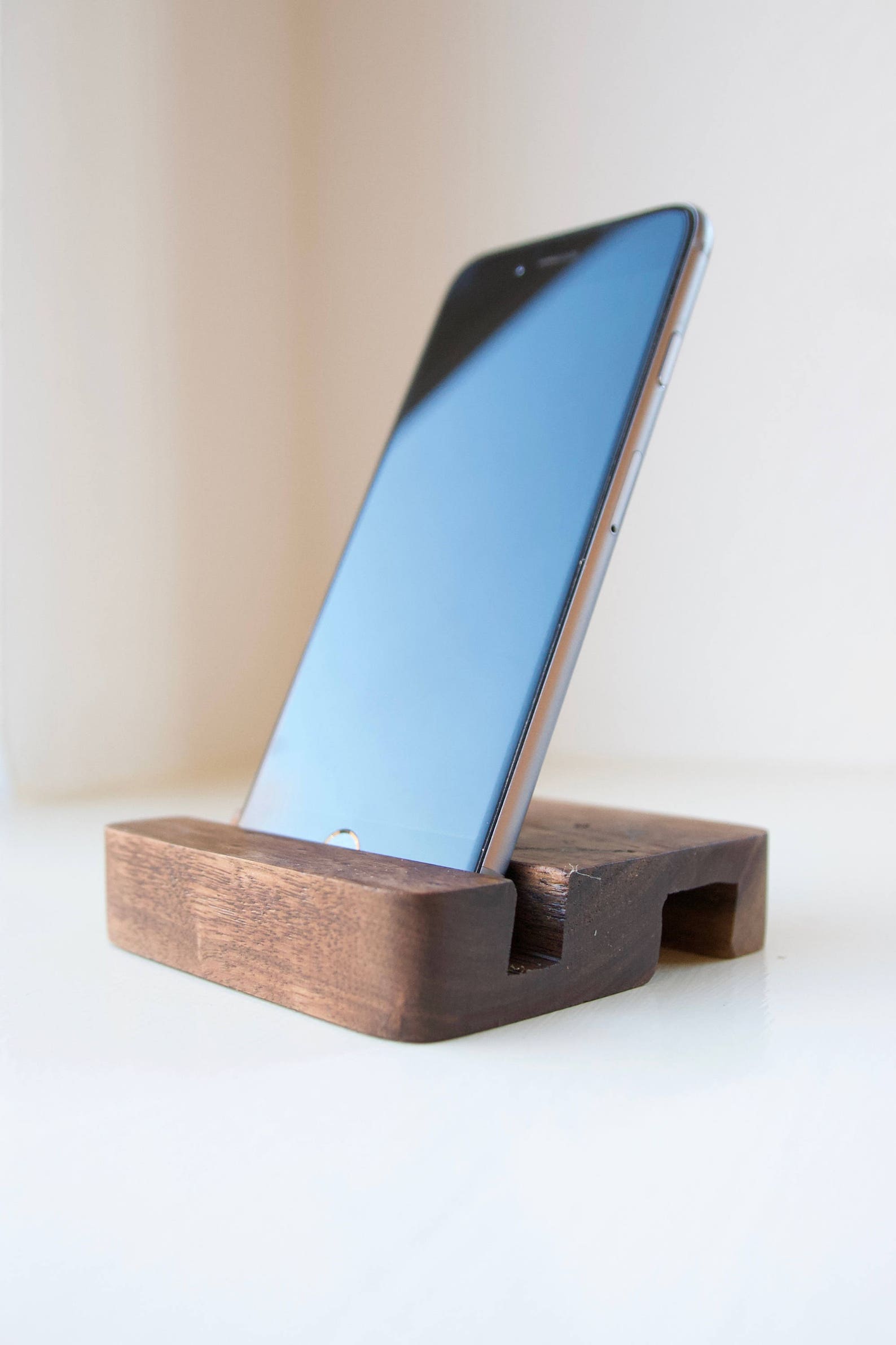 Exotic Wood Phone Stand - Etsy