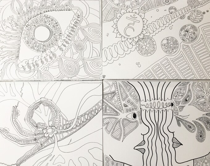 Color Collaborative Coloring Book - Etsy