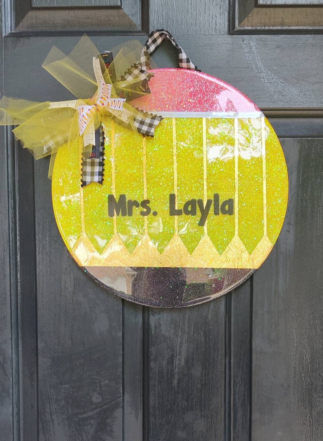 16-in Wooden Door Hanger for Teacher Appreciation. - Etsy