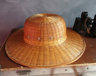 Rattan hat | Etsy