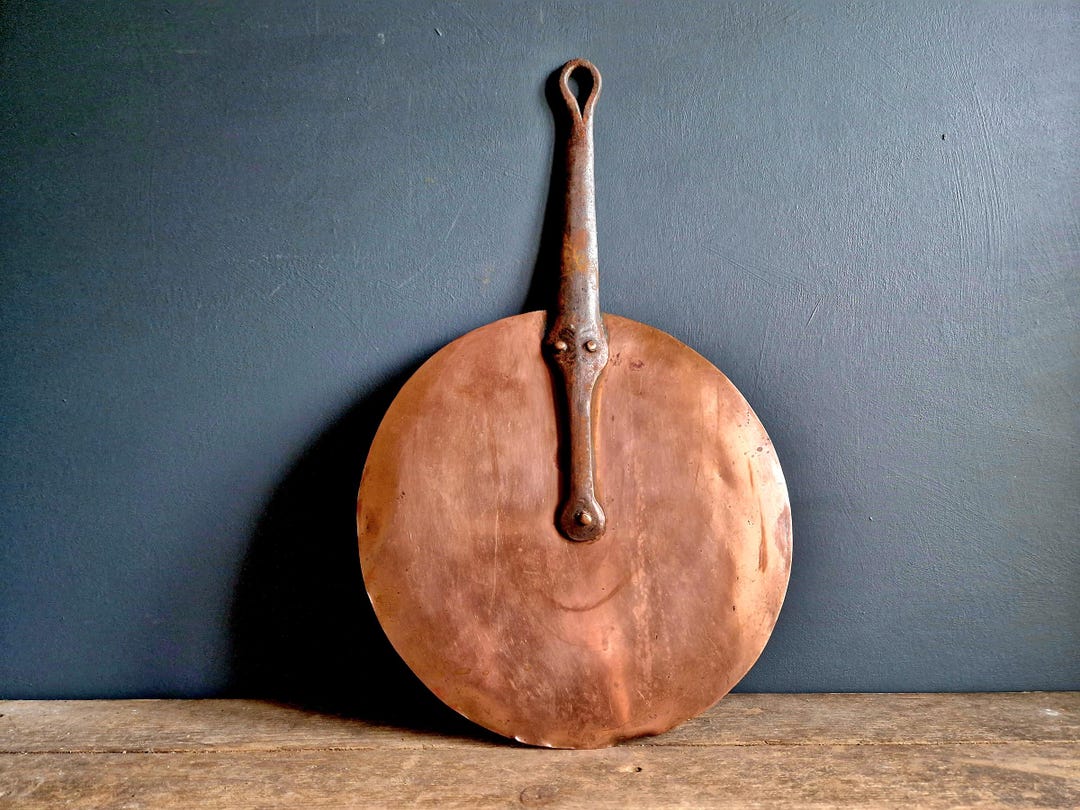 Copper Pan Lid French Copper Pan Lid Copper Cookware Copper Kitchen ...