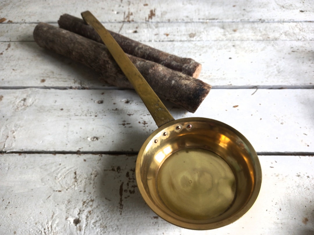 Antique Brass Ladle. French Ladle. Farmhouse Kitchen. Country Decor ...