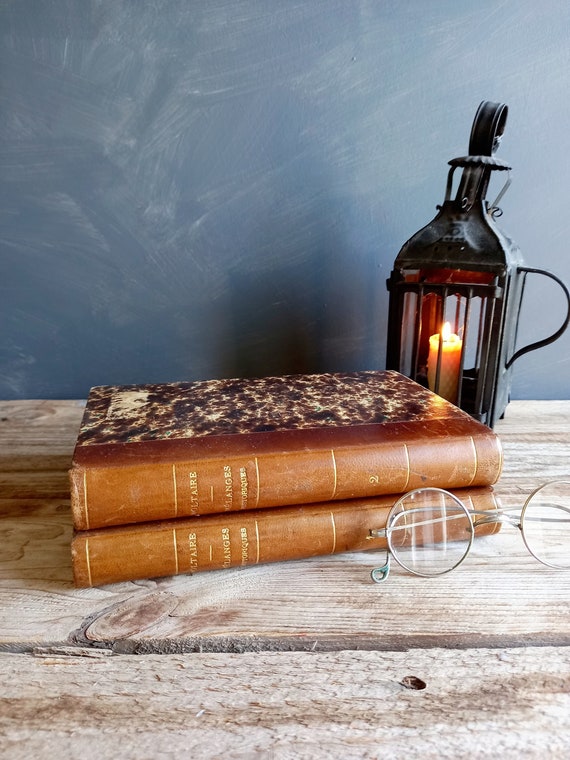 Antique Books. French Antique Books. Book Lover Gift. Book | Etsy