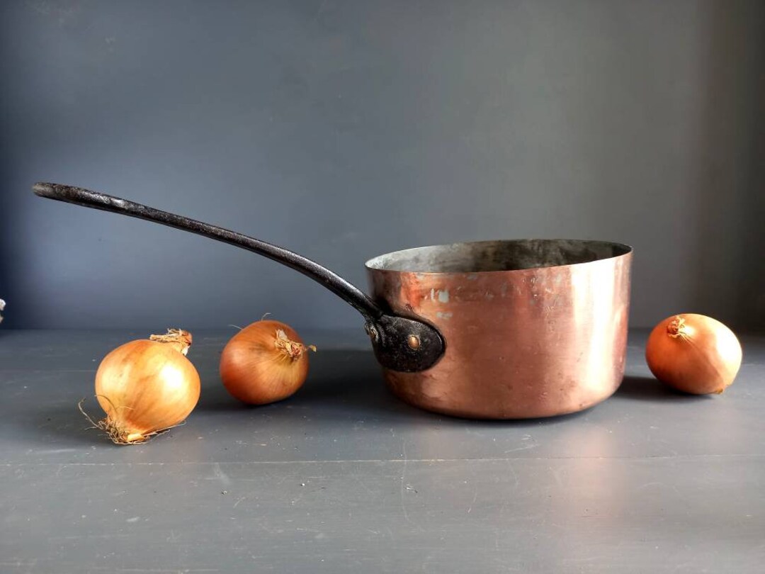 Antique Copper Pan. Copper Pots and Pans. Copper Pot. Copper Saucepan ...