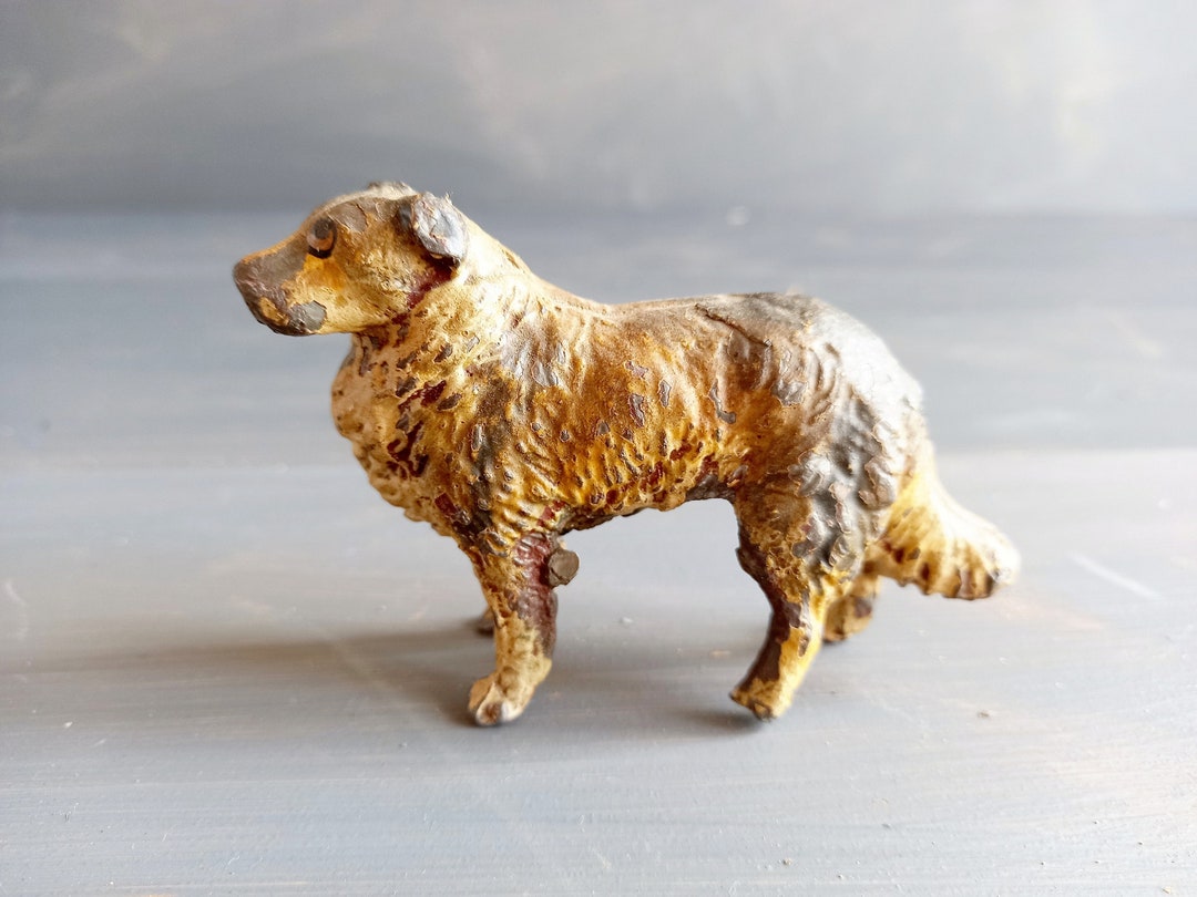 French Antique Dog Statue. Antique Dog Sculpture. Dog Art. Dog ...