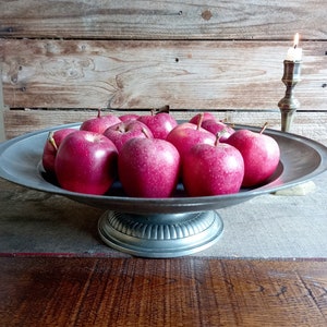 French Pewter Table Centrepiece. Vintage French Pewter Bowl on | Etsy
