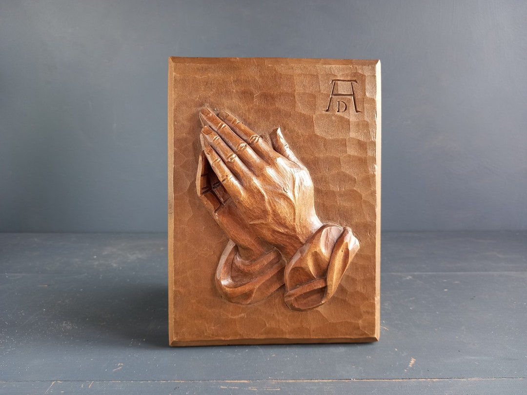 French Wooden Religious Prayer Wall Art. Catholic Wall Art. Prayer Room ...