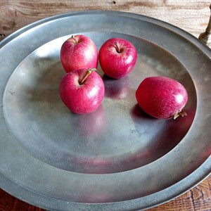French Pewter Table Centrepiece. Vintage French Pewter Bowl on | Etsy