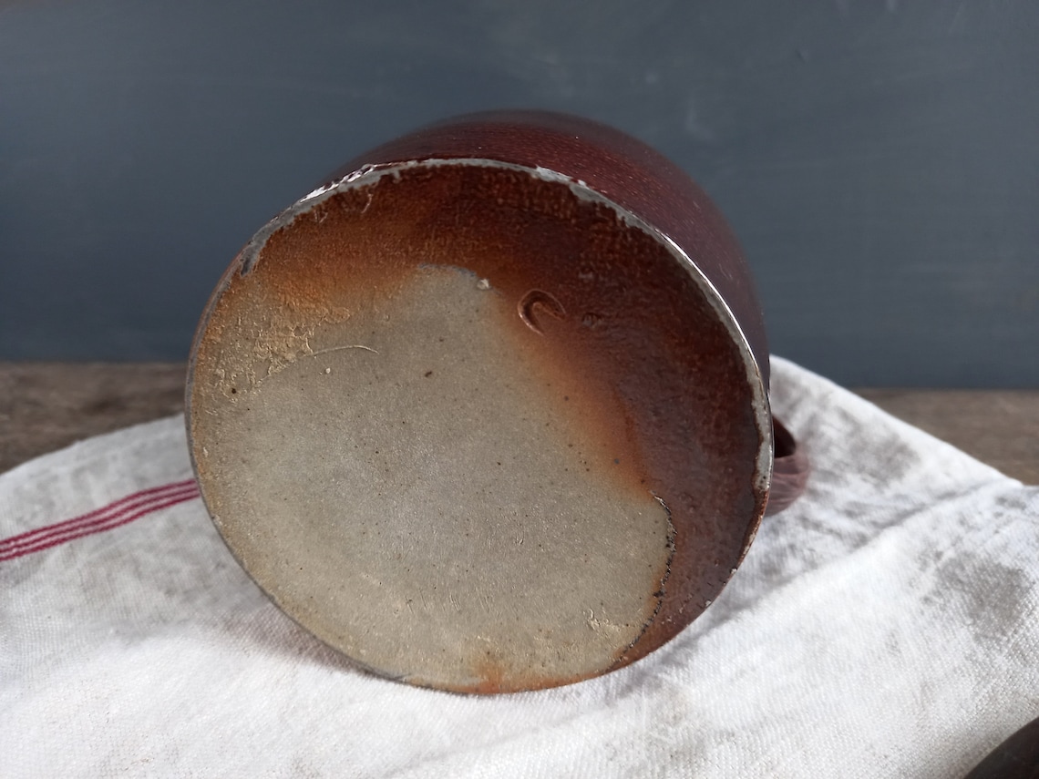 French Stoneware Jug. French Farmhouse Jug. Rustic Home Decor. - Etsy