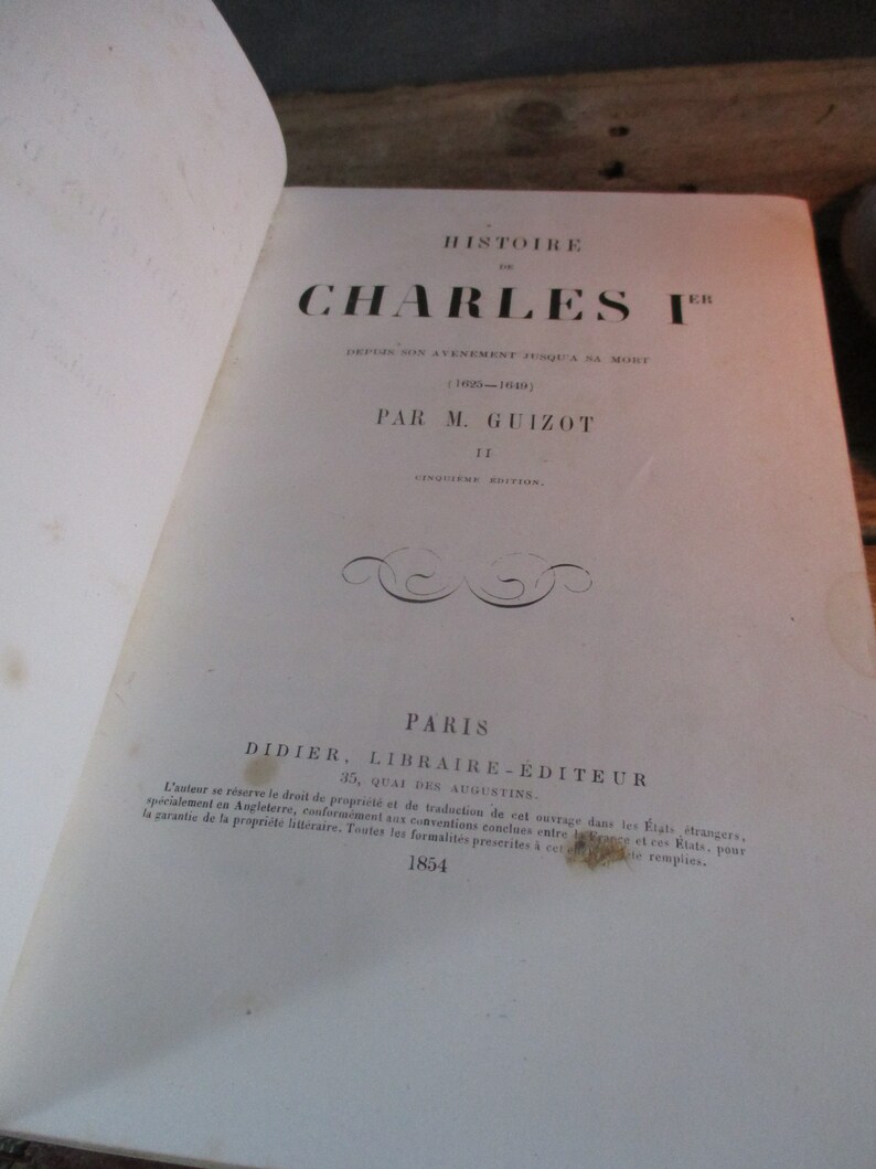 Antique French Book.chateau Library. Collectible Books. French - Etsy