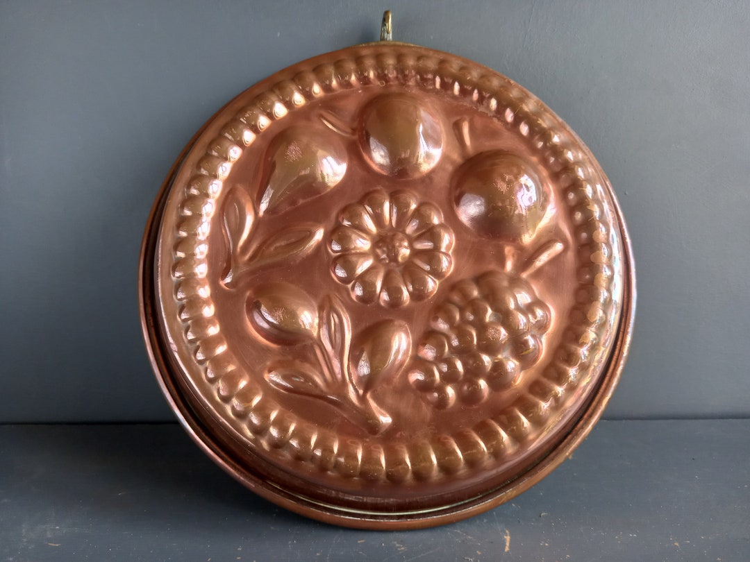 Vintage Copper Jelly Mold. French Copper Mold. Copper Dessert Mold ...