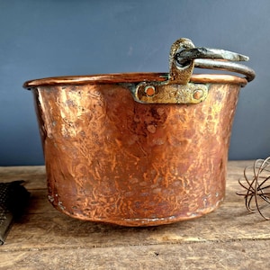 French Antique Copper Cauldron Copper Planter French Antique Copperware ...