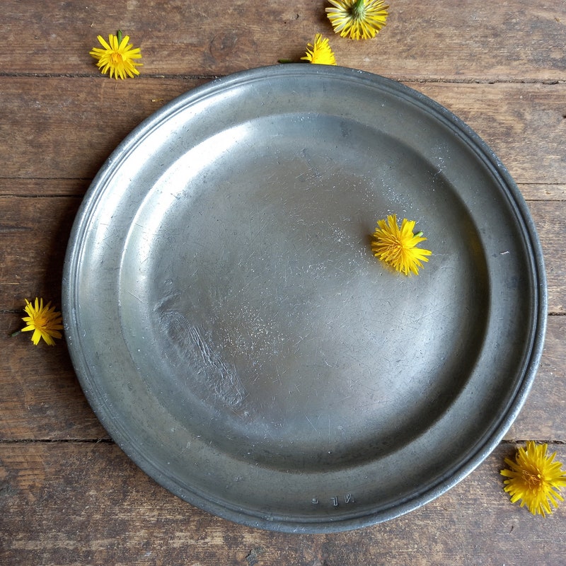 Pewter Plate - Etsy
