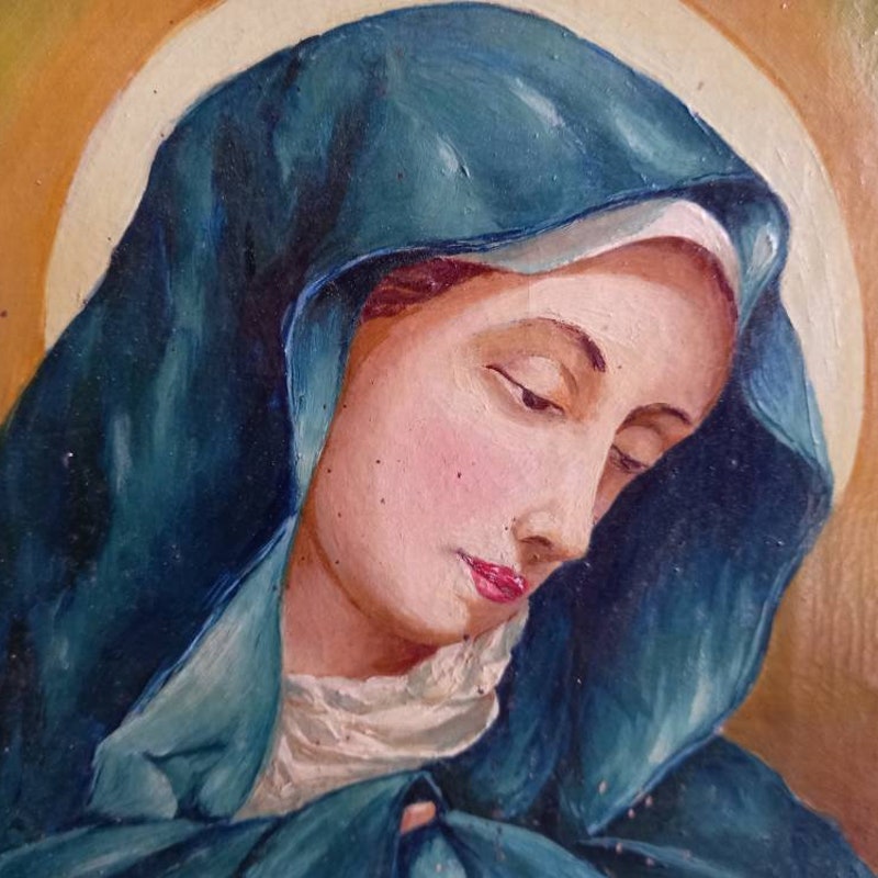 Virgin Mary French - Etsy
