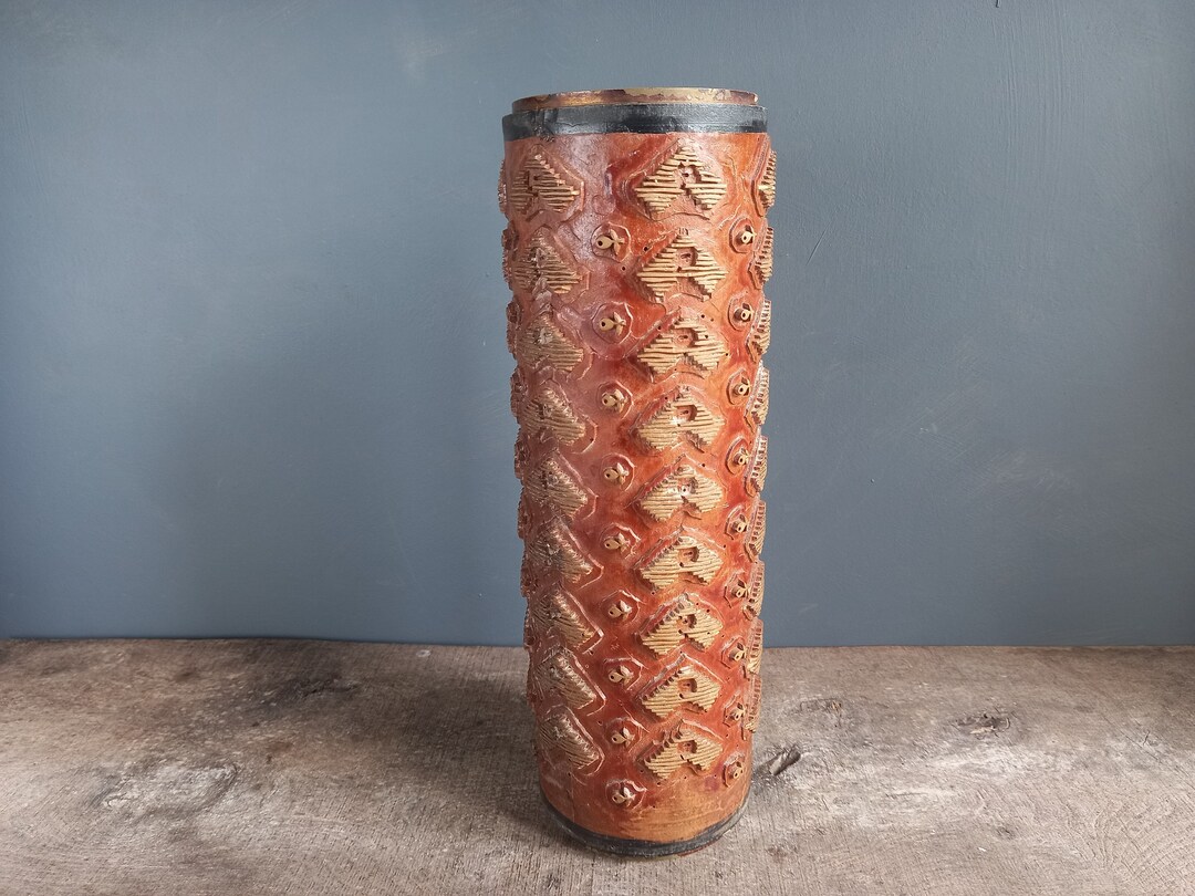 Antique Wallpaper Printing Roller. Wood Print Roller. Industrial Decor ...