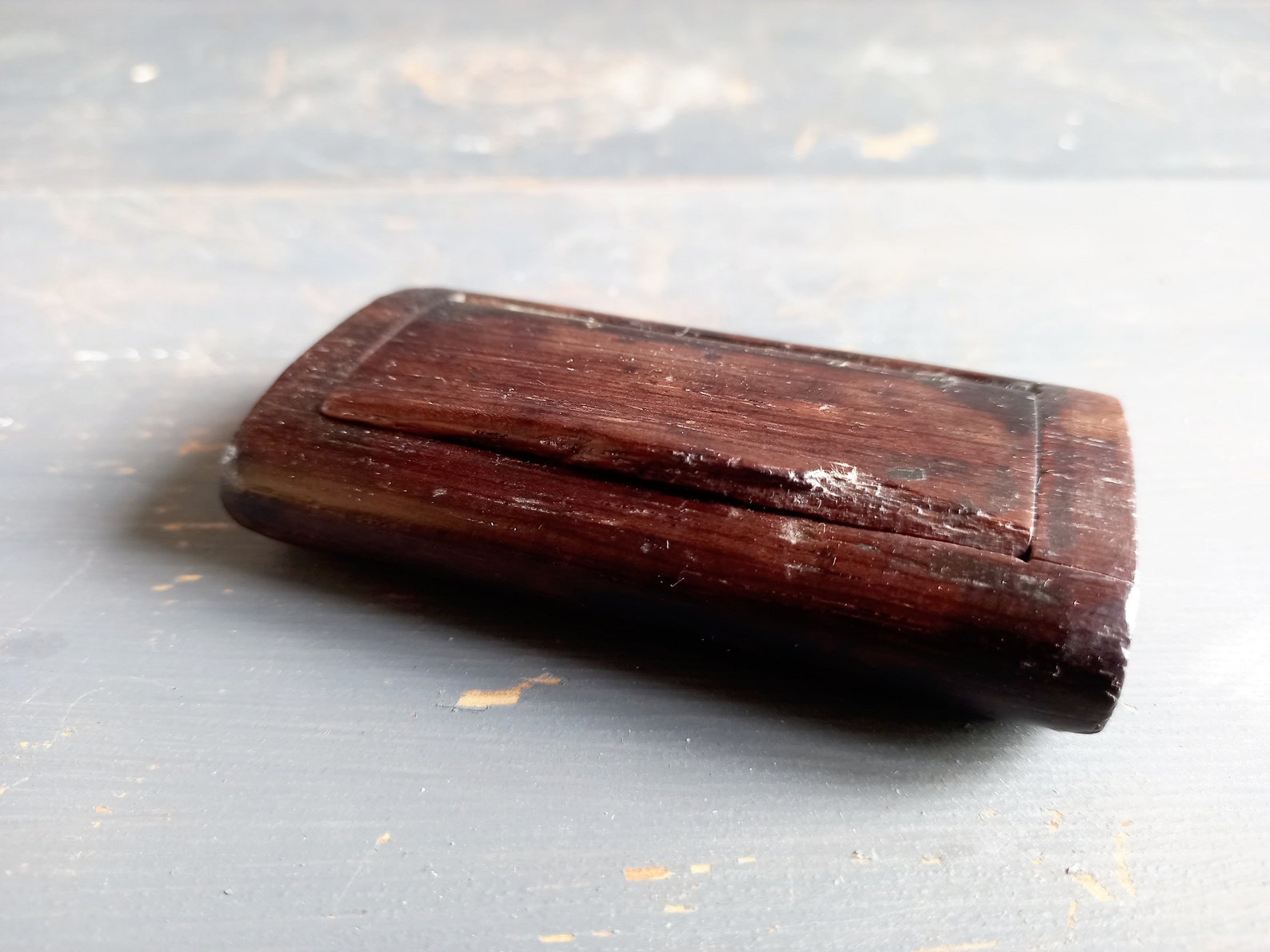 Antique Snuff Box.french Wooden Snuff Box. 19th Century Wooden - Etsy