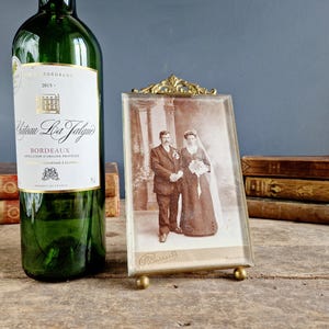 French Antique Glass Photo Frame. French Antique Picture Frame. Shabby ...