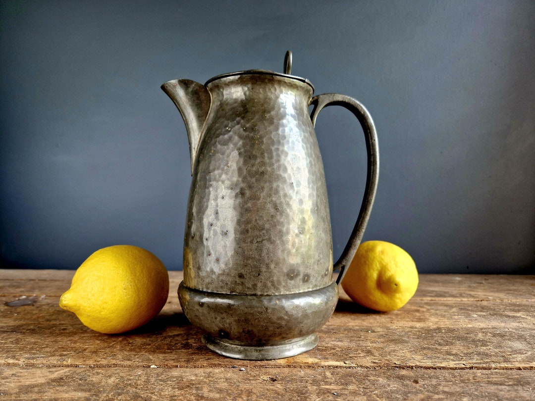 Arts and Crafts Style Pewter Jug by Huttons of Sheffield. Antique ...